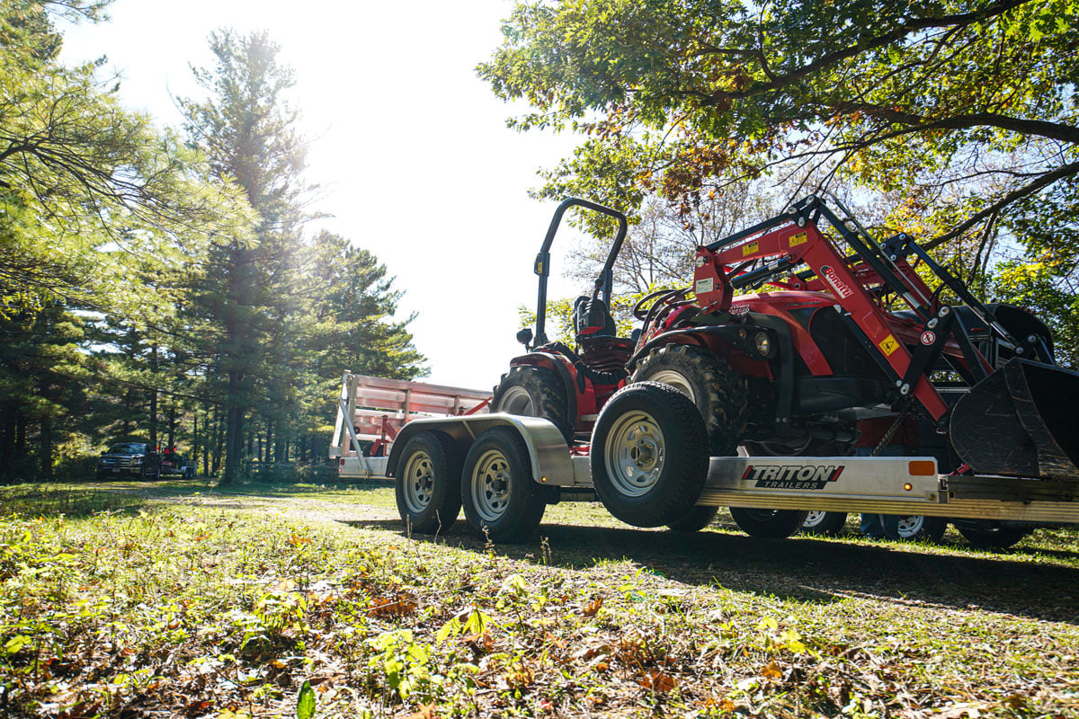 The Best Aluminum Trailers for Compact & Sub-Compact Tractors